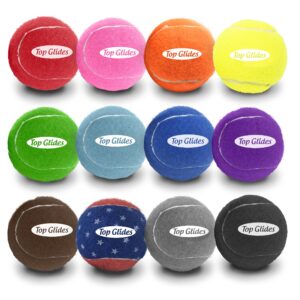 AMP Top Glides Precut Walker Tennis Ball Glides (Gray)