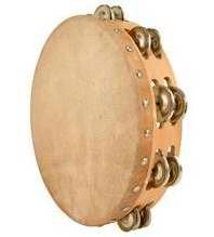 holy land gifts instr-tambourine-10 rnd-goatskin