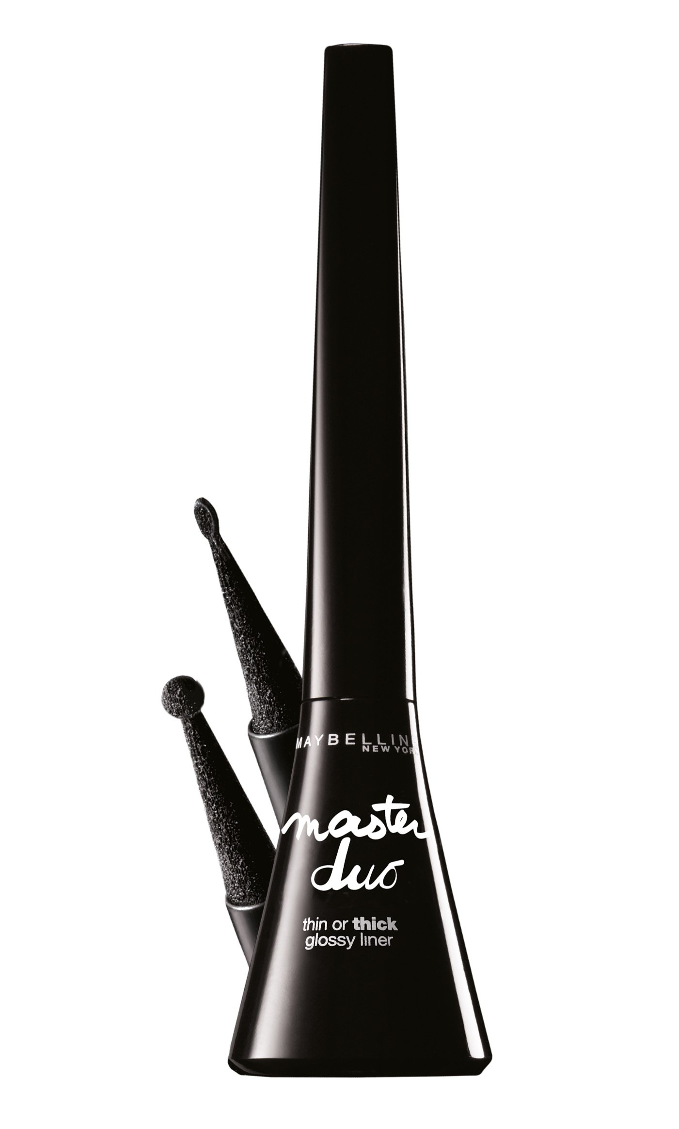 Maybelline Eyestudio Master Duo 2-in-1 Glossy Liquid Liner Black Lacquer