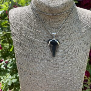 Starborn Fossil Shark Tooth Pendant in Sterling Silver - MD