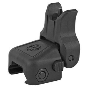 ruger 90414 rapid deploy front rail mounted polymer folding sight