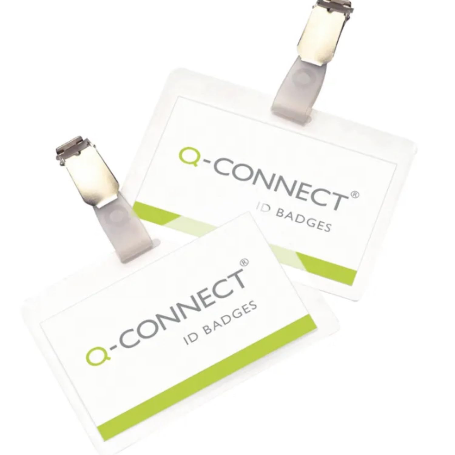 Q-Connect Hot Laminating ID Badge with Clip (Pack of 25)