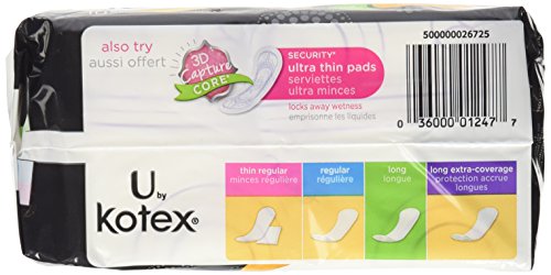 Kotex Natural Balance Absorbent Liners, Long, 16 Count(10 Pack)