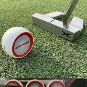 PutterWheel Golf Ball Putting Training Aid (3 Pack) – Golf Training System For Practice Green or Mat - Golf Putting Accuracy Trainer with Instant Feedback