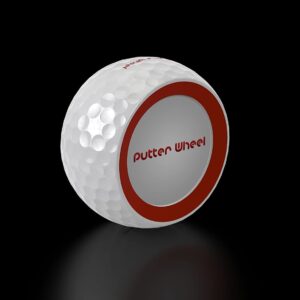 PutterWheel Golf Ball Putting Training Aid (3 Pack) – Golf Training System For Practice Green or Mat - Golf Putting Accuracy Trainer with Instant Feedback