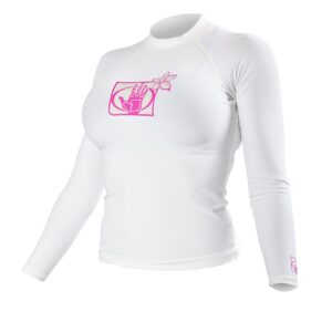 Body Glove Womens Athletic-rash-guard-shirts, White, Small US