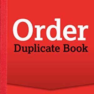 Silvine Duplicate Order Book - Numbered 1-100 with Index Sheet (210 x 127mm) [Pack of 6]