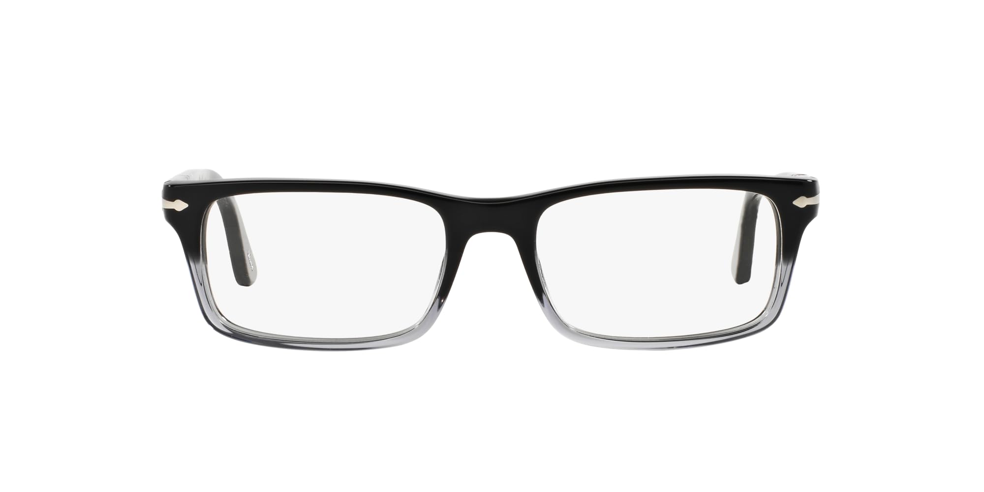 Persol PO3050V Rectangular Prescription Eyewear Frames, Gradient Black/Demo Lens, 53 mm