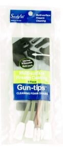 9-piece gun cleaning foam swab kit of gun-tips® by swab-its®: gun cleaning swabs