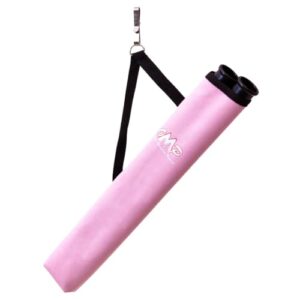 october mountain products omp adventure 2-hip right/left hand 2-tube quiver, pink