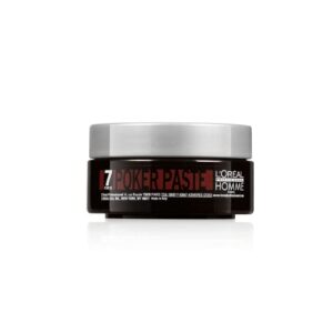 l'oreal professionnel men’s styling poker paste | provides extreme hold | matte finish | for all hair types | 2.5 fl. oz.