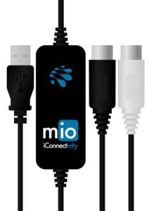 iconnectivity mio 1-in 1-out usb to midi interface for mac and pc