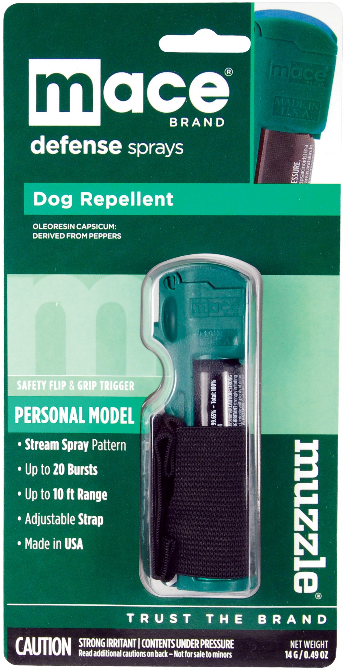 Mace Security International Animal Repellent Muzzle K9 Pepper Spray 14gm