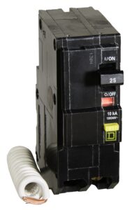 square d - qo225gfi qo 25-amp two-pole gfci breaker