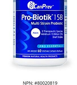 CanPrev 15B-Probiotic Vegi Capsules, 60 Count