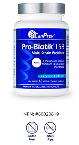 CanPrev 15B-Probiotic Vegi Capsules, 60 Count