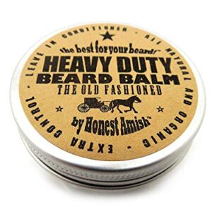 Honest Amish - Heavy Duty Beard Balm - 2 Ounce - Beard Conditioner