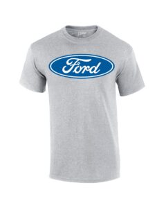 ford oval logo t-shirt official ford motor company crest car enthusiast tee classic retro performance-sports-6xl