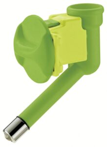 richell water nozzle, green, 1 piece