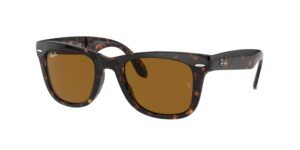 ray-ban rb4105 folding wayfarer sunglasses