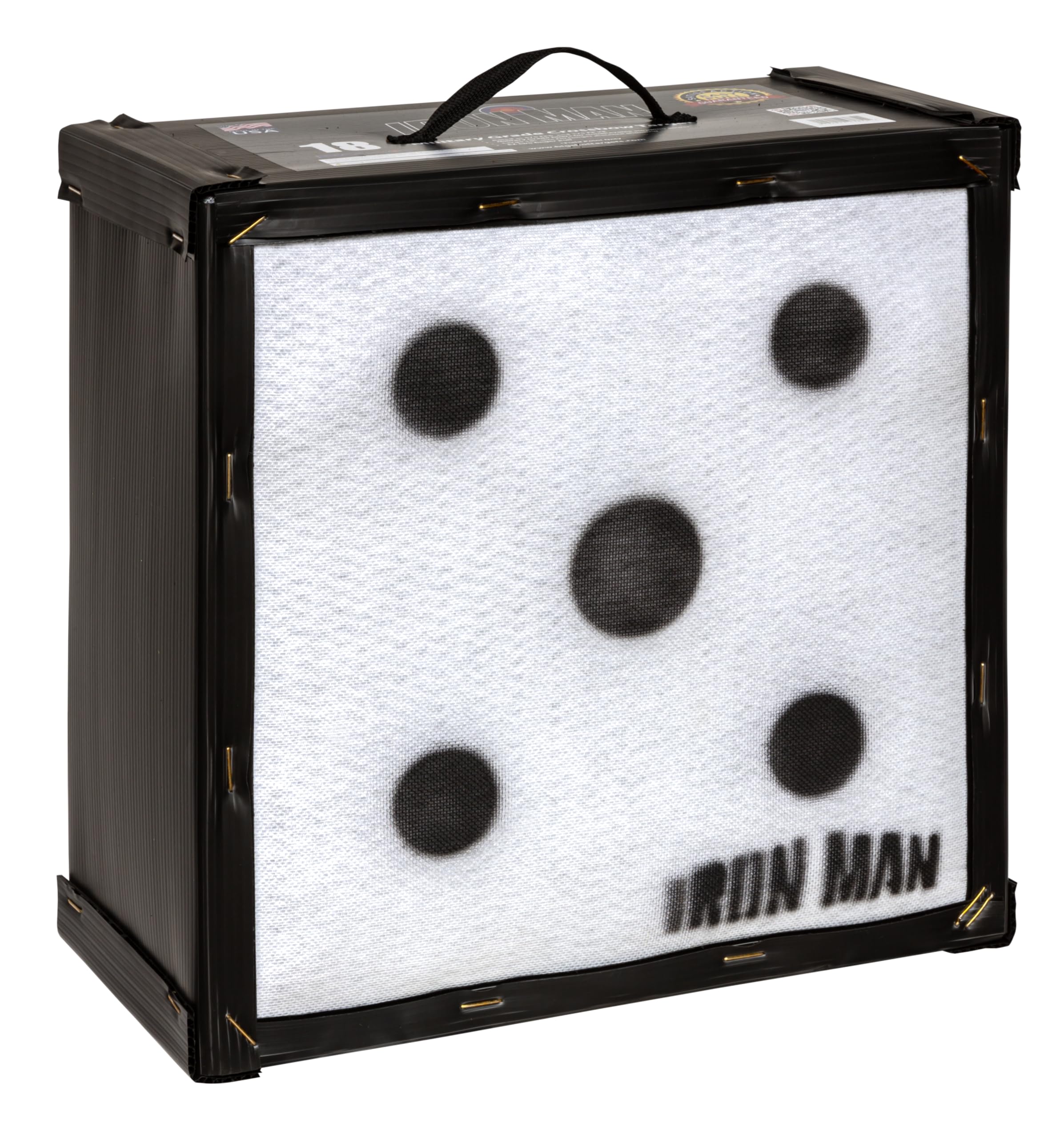 BIGshot Iron Man 18" High Compression Archery Field Point Target - Backyard, Camp and Discharge for Crossbows, Compounds, Traditional Bows and Airbows.