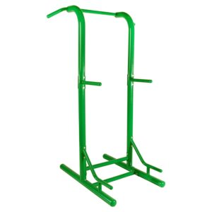 stamina products 300 weight capacity steel weatherproof heavy duty outdoor fitness multi use strength training power tower, green