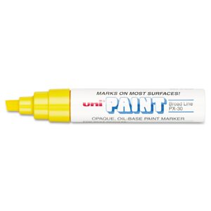 sanford uni-paint 63735 uni-paint marker broad tip yellow