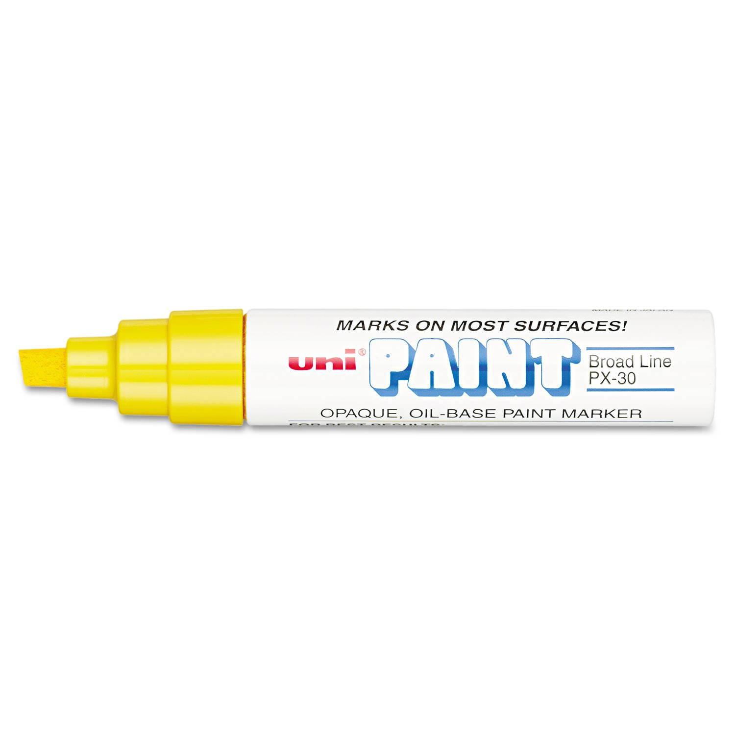 Sanford uni-Paint 63735 uni-Paint Marker Broad Tip Yellow