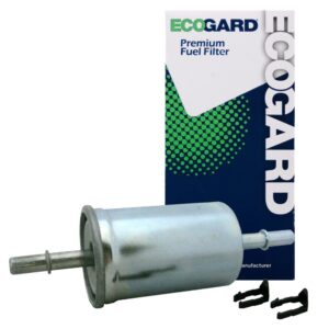 ecogard xf65481 premium fuel filter fits ford explorer 4.0l 2003-2010, f-150 5.4l 2006-2009, f-150 4.6l 2006-2009, edge 2.0l 2015-2020, mustang 4.0l 2005-2010, f-250 super duty 5.4l 2005-2010