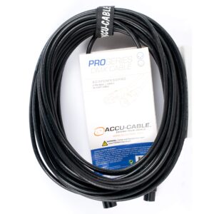 ADJ Products AC3PDMX50PRO Accu 3-Pin DMX Cable, 50', Black