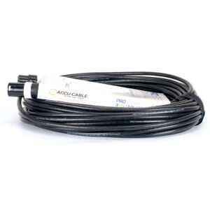 ADJ Products AC3PDMX50PRO Accu 3-Pin DMX Cable, 50', Black