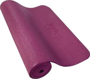 body sport yoga and fitness mat, 1/4-inch, purple