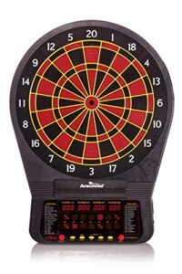 arachnid cricket pro 670 tournament-quality dartboard with 35 games and 318 variations (6 cricket games) , black