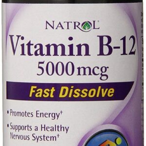 Natrol Fast Dissolving Vitamin B12-5000 mcg - 100 tabs