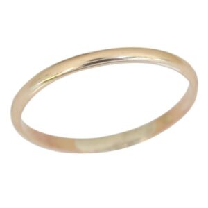 14k gold filled plain band toe ring (3.5)