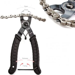 BIKEHAND Bike Bicycle Chain Master Link Pliers Tool - MTB Road Quick Link Remover Removal - Compatible with All Brands: for Shimano Sram KMC Chain - Standard