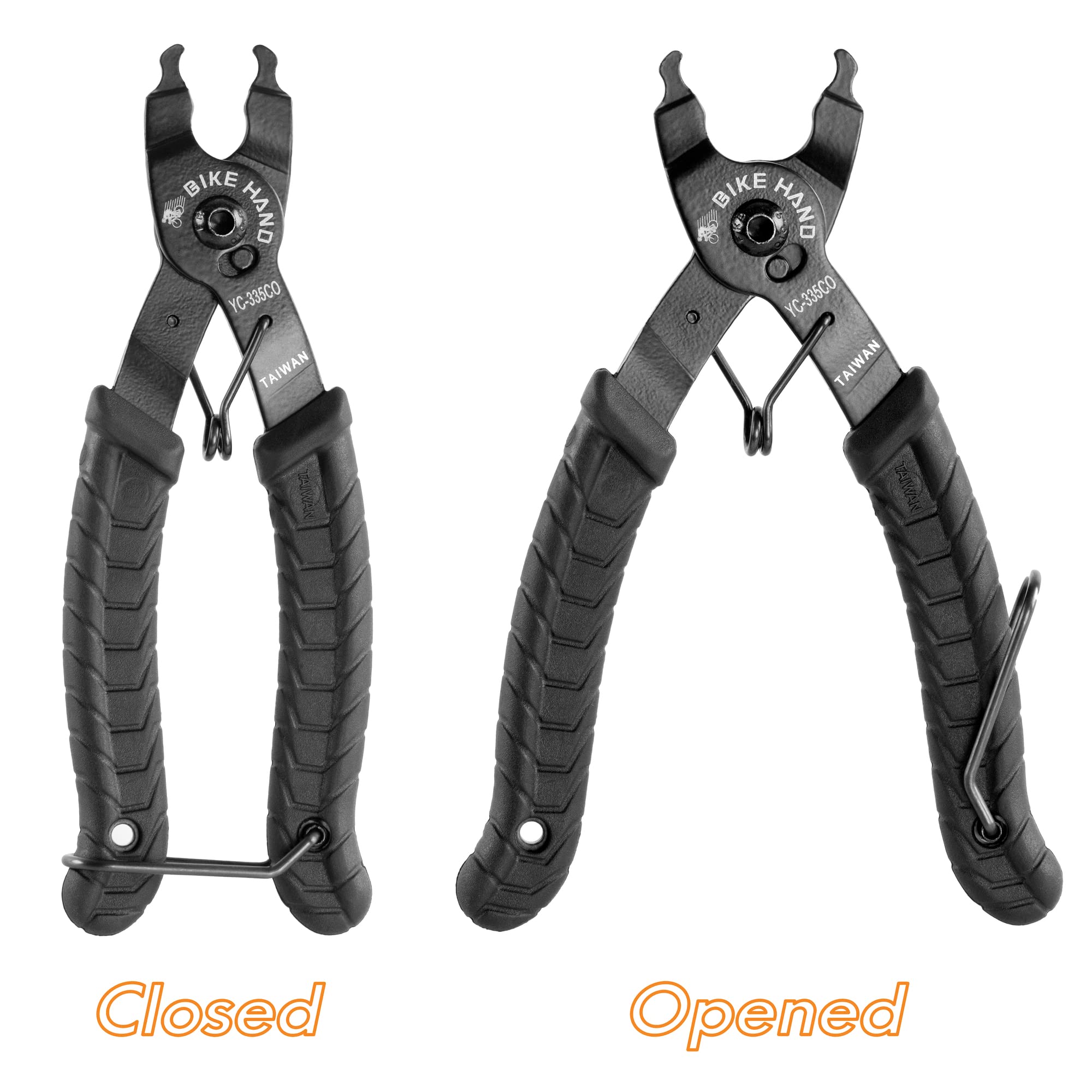 BIKEHAND Bike Bicycle Chain Master Link Pliers Tool - MTB Road Quick Link Remover Removal - Compatible with All Brands: for Shimano Sram KMC Chain - Standard