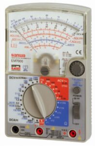 sanwa em7000 analog multimeter fet testergenuine by sanwa