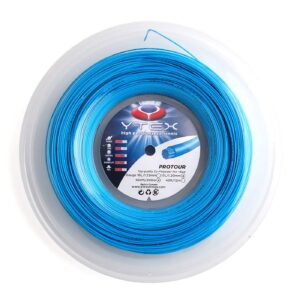 ytex protour blue tennis racquet string reel (17l gauge, 1.20mm)