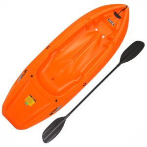 lifetime 90479 youth 6 feet wave kayak with paddle, orange