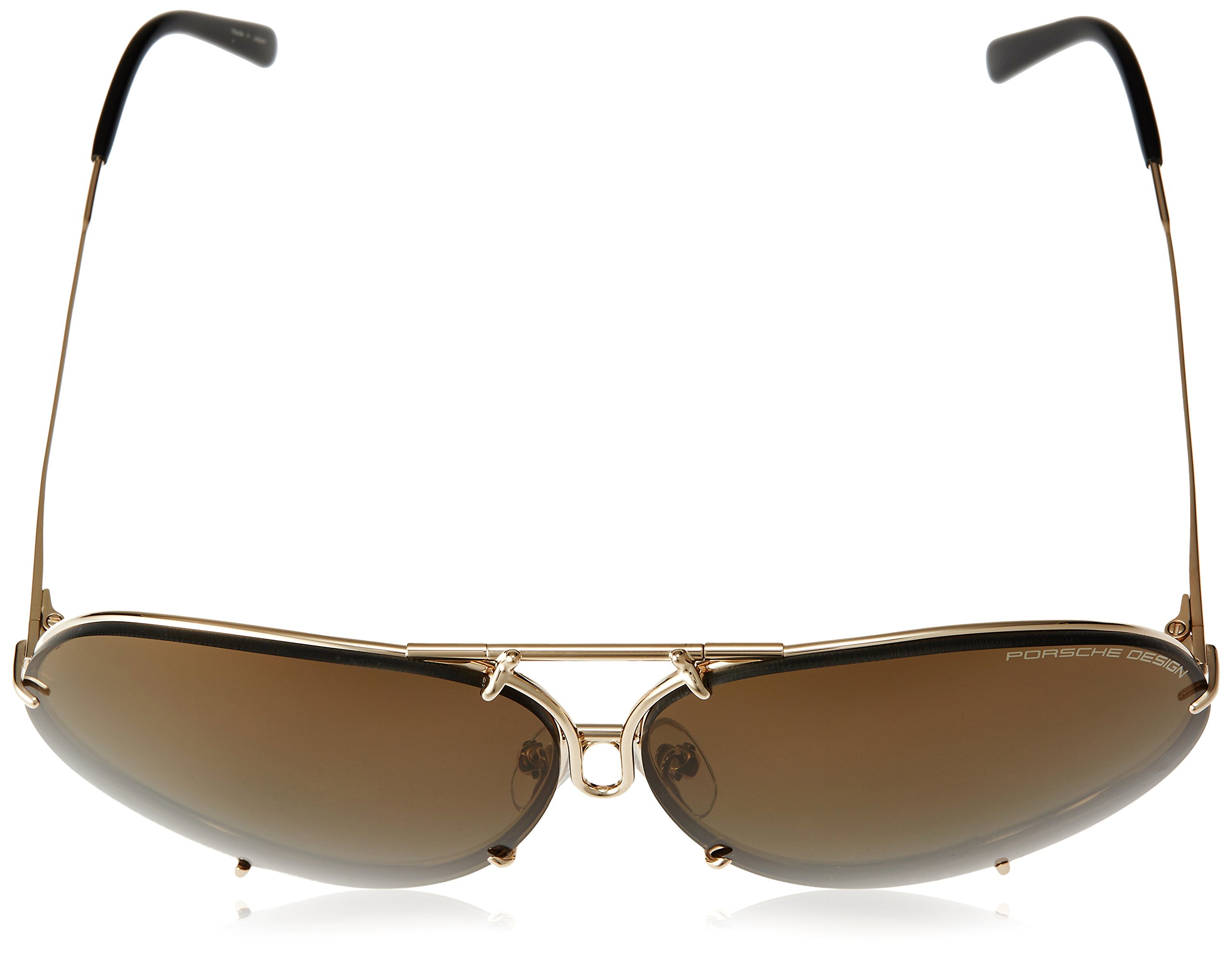 Porsche Design Sunglasses P8478, Gold, 69mm