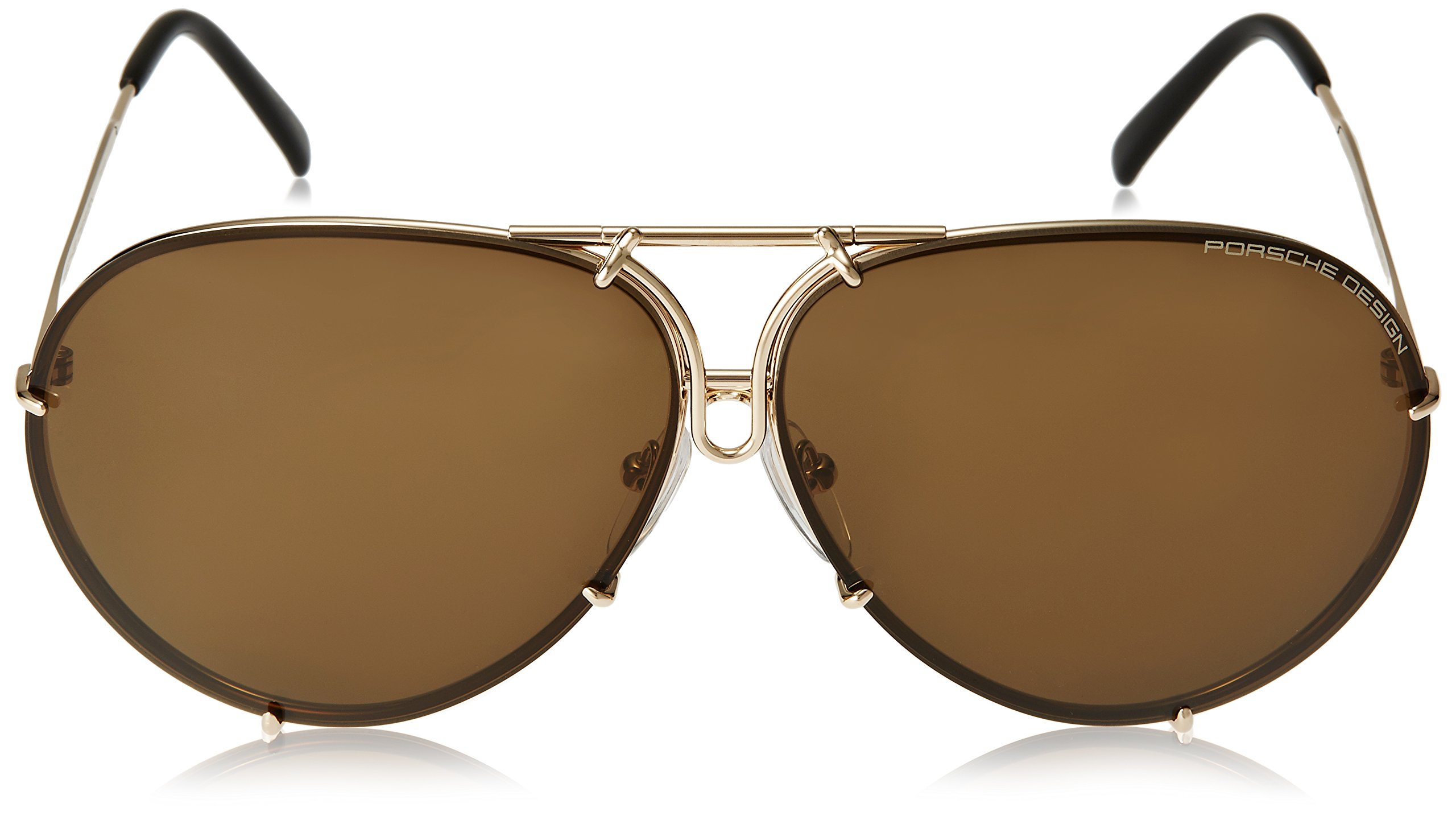 Porsche Design Sunglasses P8478, Gold, 69mm