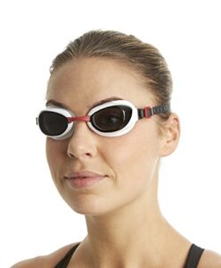 speedo adult aquapure goggle - red/smoke