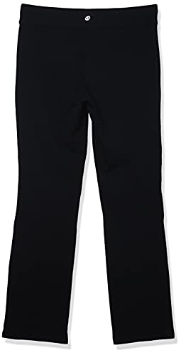 Spalding Women's Slim Fit Yoga Pants | Comfortable Cotton Leggings | Black | Medium