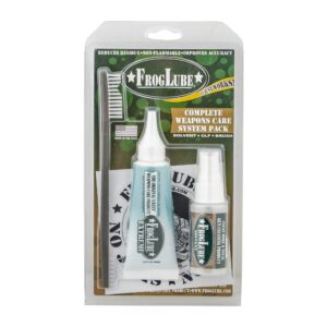 froglube clamshell pack system kit (1 oz solvent/1.5 oz extreme liquid), green, one size, model: 15207