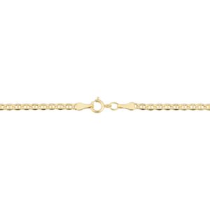 Kooljewelry 10k Yellow Gold Mariner Link Bracelet (2.3 mm, 7.5 inch)