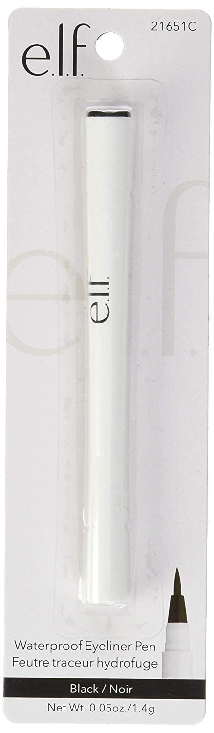 e.l.f. Eyeliner Pen with FeltTip Applicator, Black, 0.05 Fl Oz