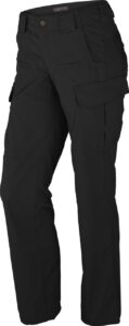 5.11 tactical women's stryke covert cargo pants, stretchable, gusseted construction, style 64386, black, size 12 regular