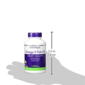 Natrol 1000mg Omega 3 Fish Oil Softgel - 150 per pack -- 1 each.