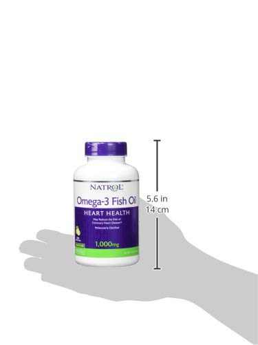 Natrol 1000mg Omega 3 Fish Oil Softgel - 150 per pack -- 1 each.